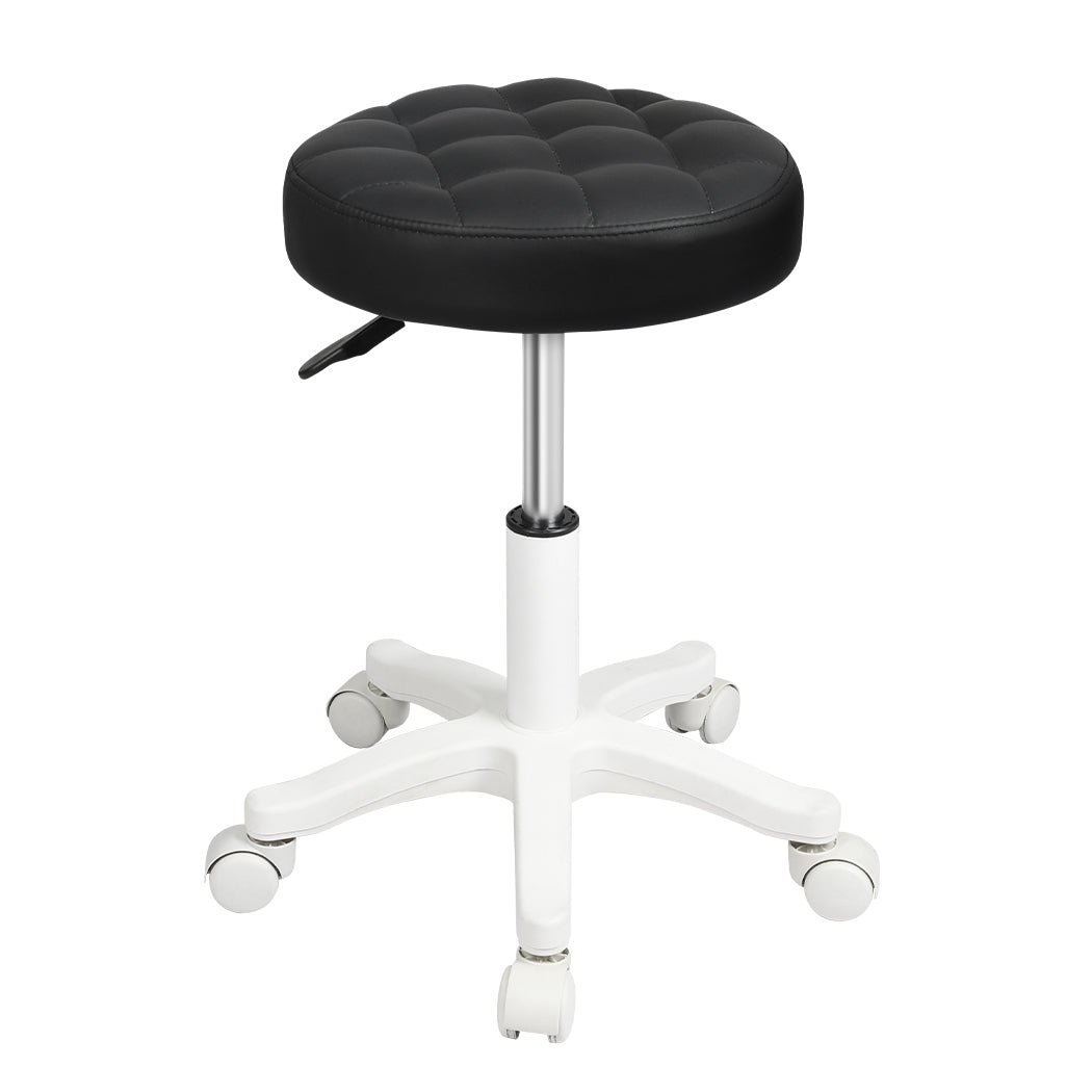 Rolling Bar Stool – Swivel & Adjustable Height – Levede