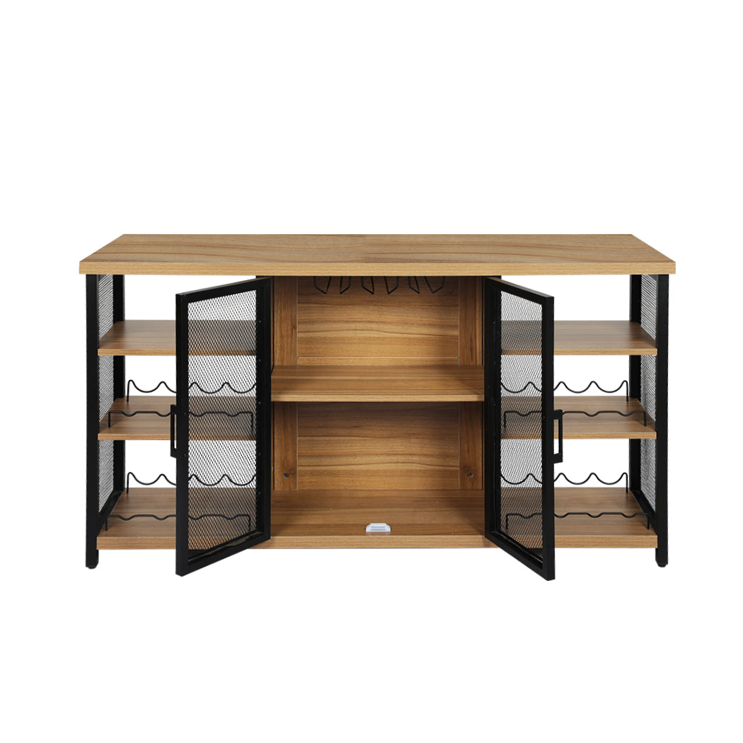 Buffet Bar Sideboard Cabinet - Sleek Entertaining Space – Levede